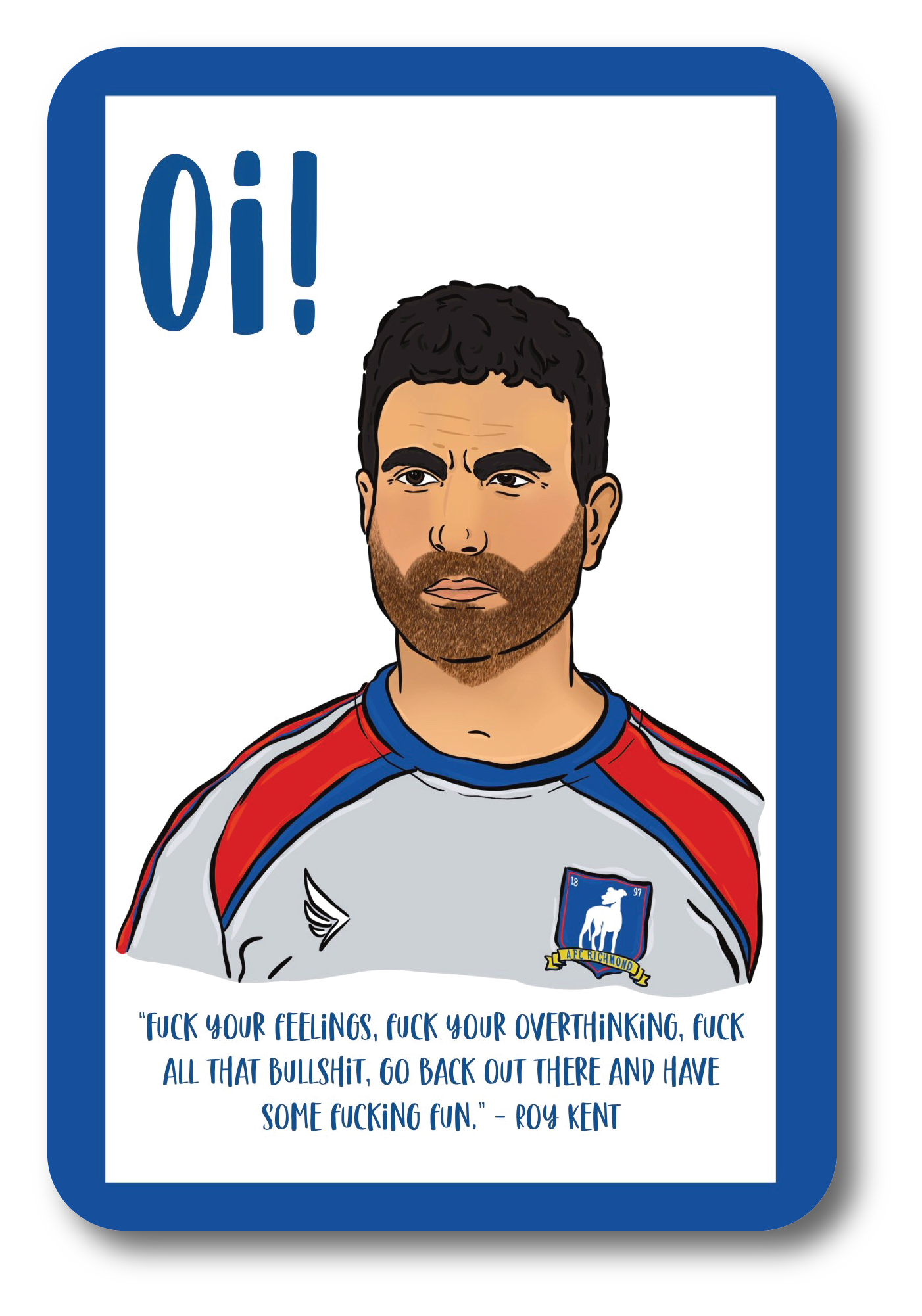 Roy Kent Postcard – Bean Horse Car Designs