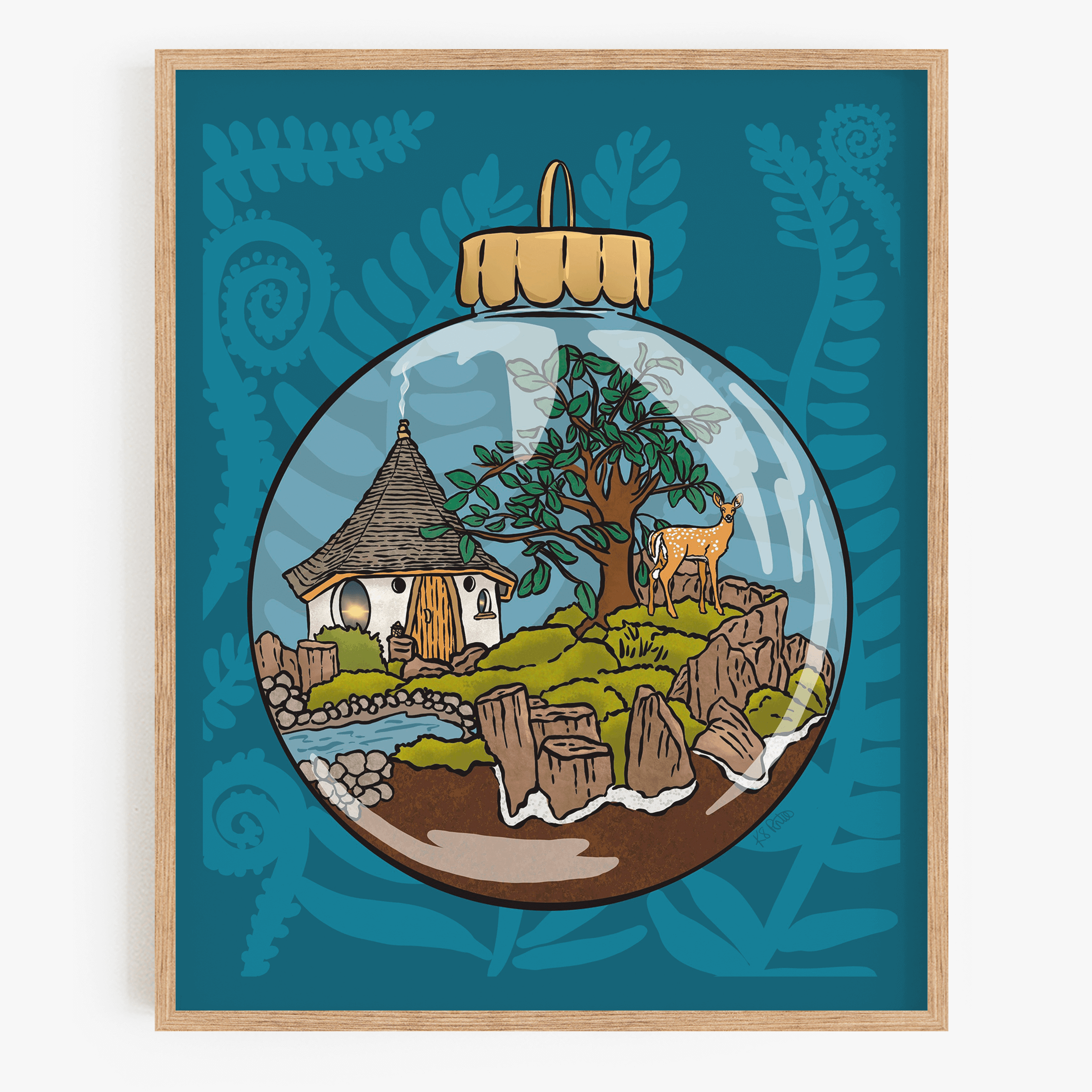 Cabin Dreams Art Print – Bean Horse Car Designs