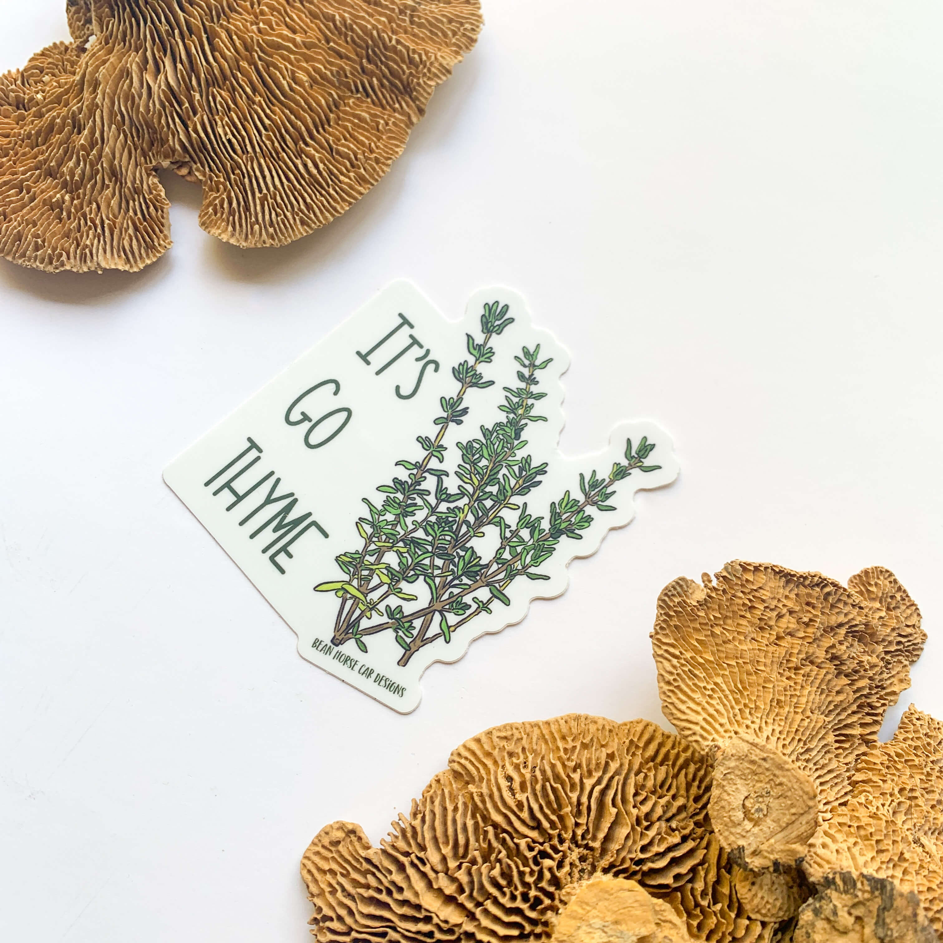 It's Go Thyme Sticker – Bean Horse Car Designs